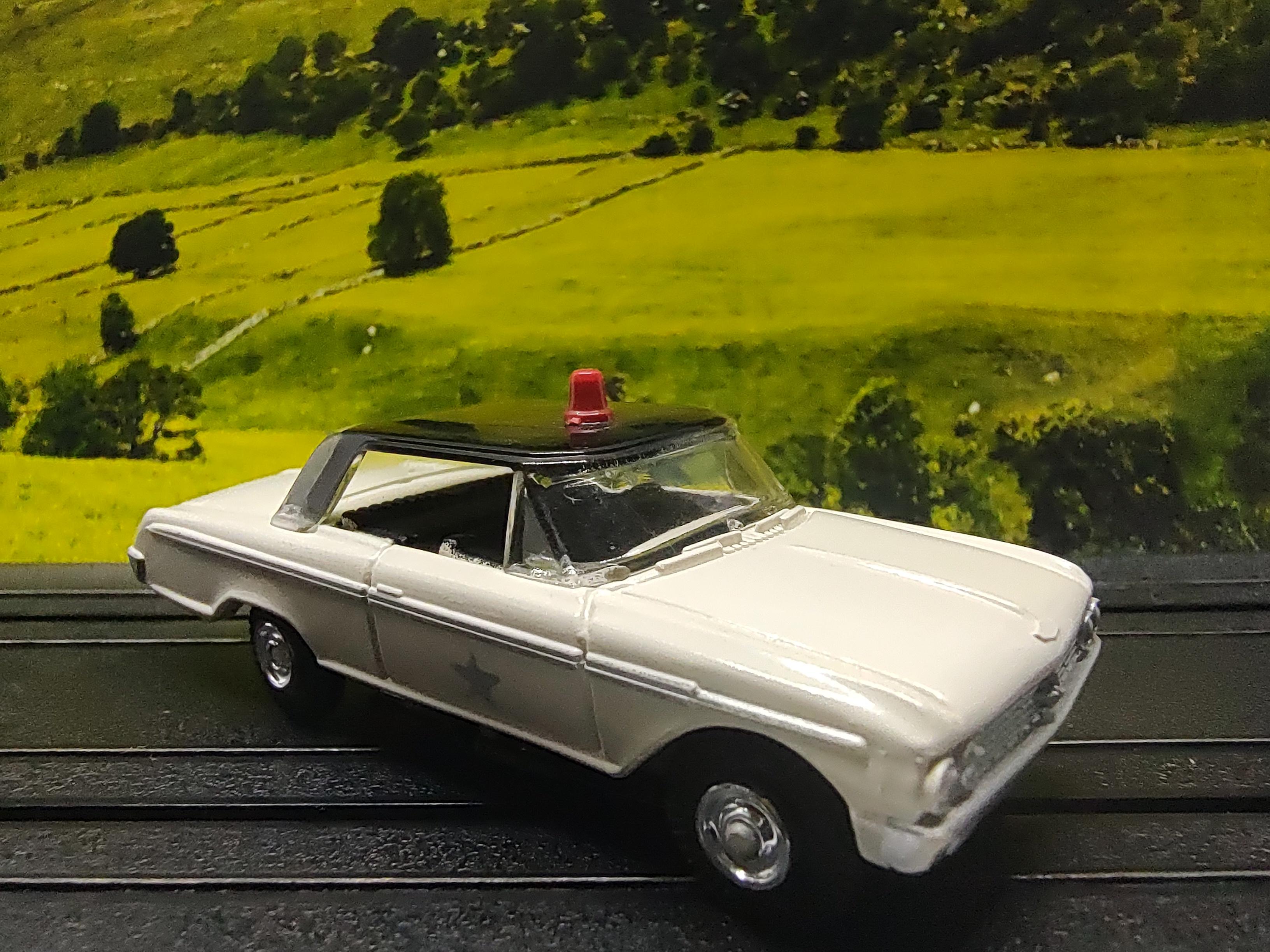 Aurora Vibrator '62 Ford Police HO Slot Car. (VIDEO) - CTW Auctions, HO ...