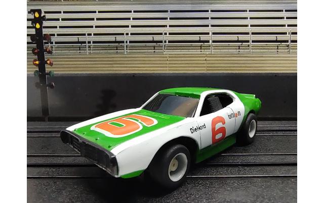 Tyco #6 Diehard Dodge Charger HP7 HO Slot Car. (VIDEO) - CTW Auctions ...