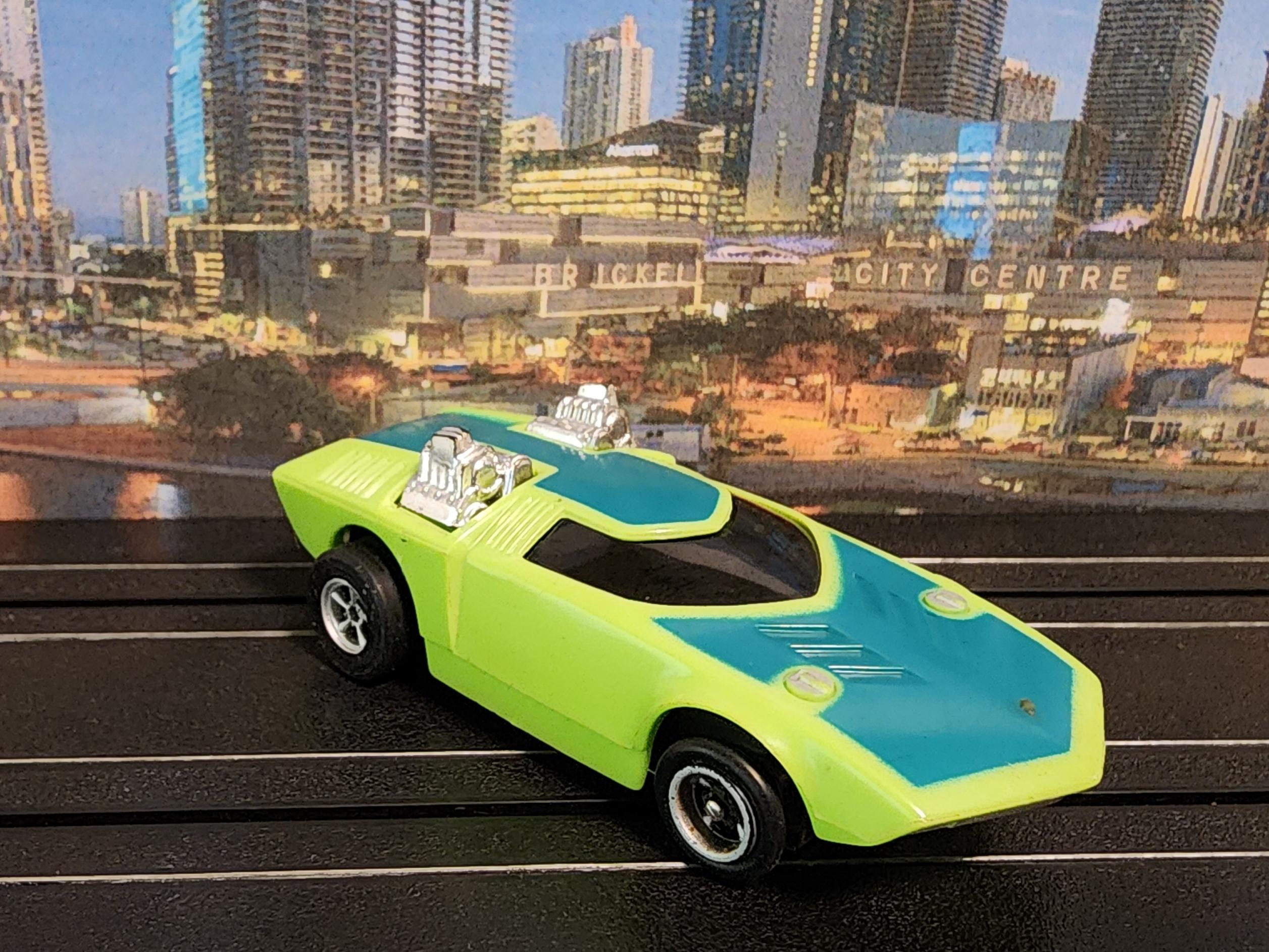 AFX Lime Green Too Much Non-Magnatraction HO Slot Car. - CTW Auctions ...