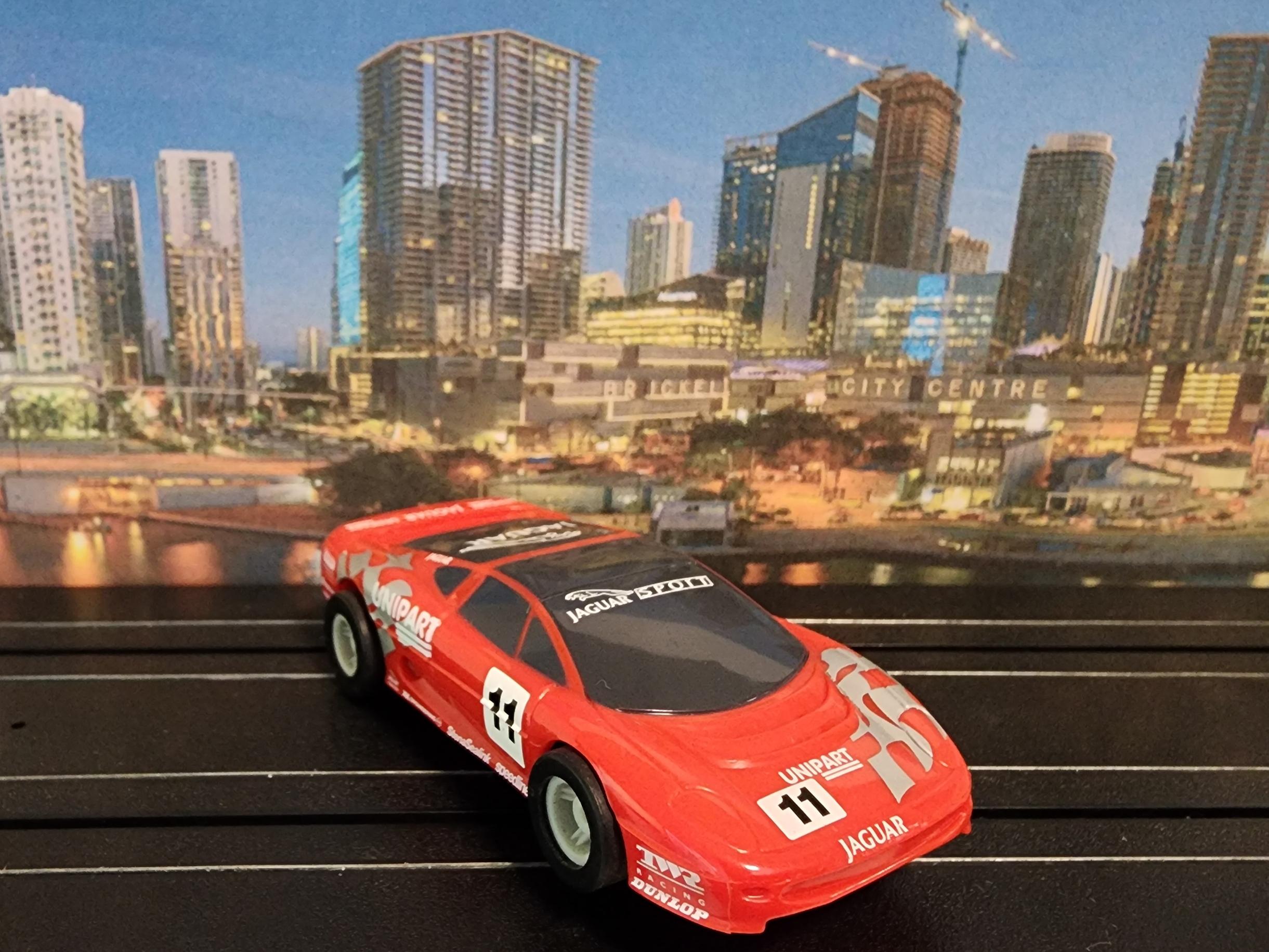 Hornby #11 Unipart Jaguar XJ220 HO Slot Car. - CTW Auctions, HO Slot ...